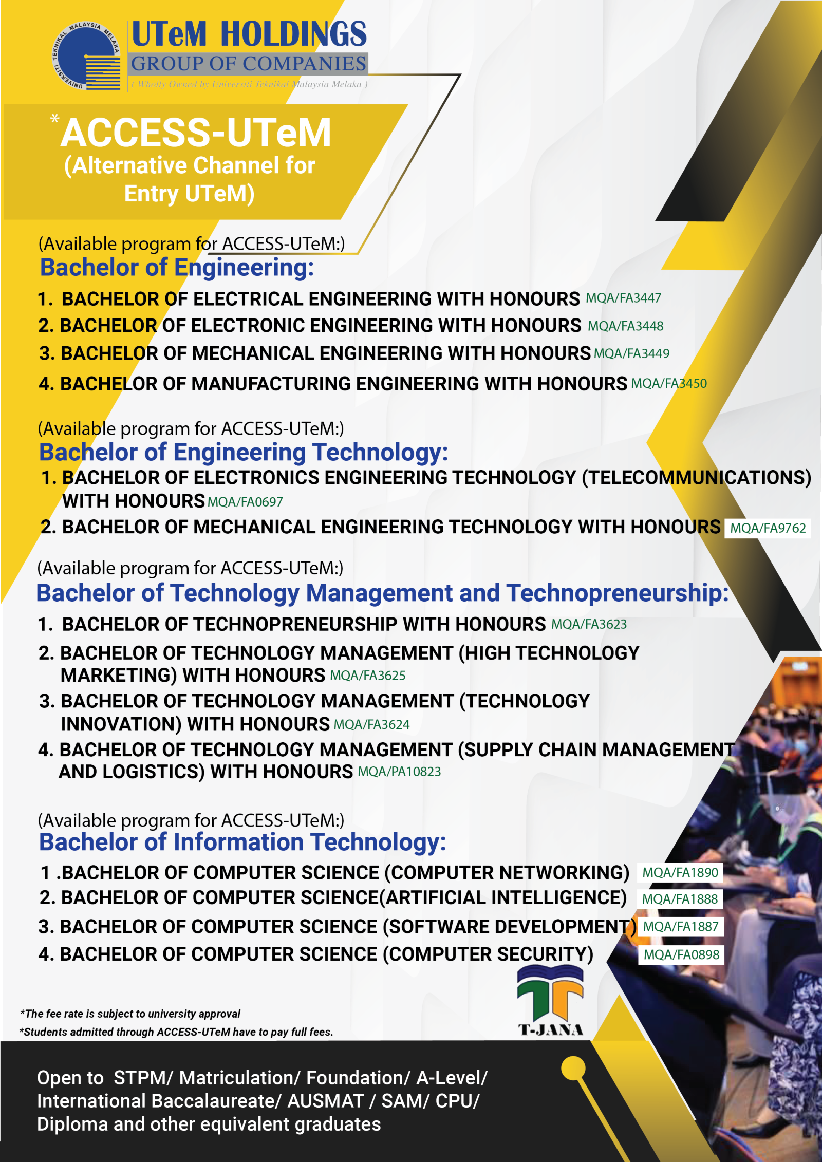 LALUAN TERBUKA PROGRAM SARJANA MUDA SEPENUH MASA UTeM – UTeM Holdings ...